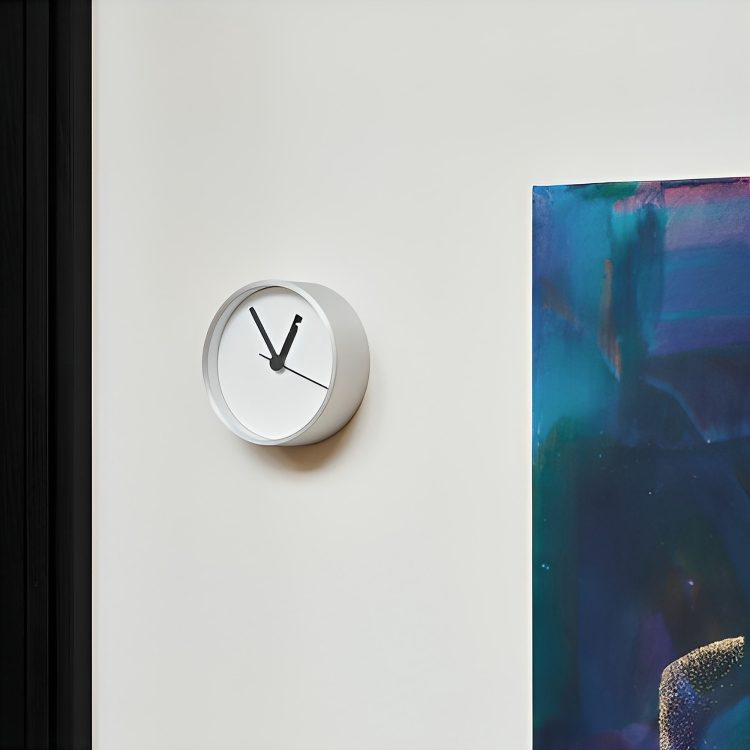Lemnos - Extra Normal Clock - White | Gessato Design Store