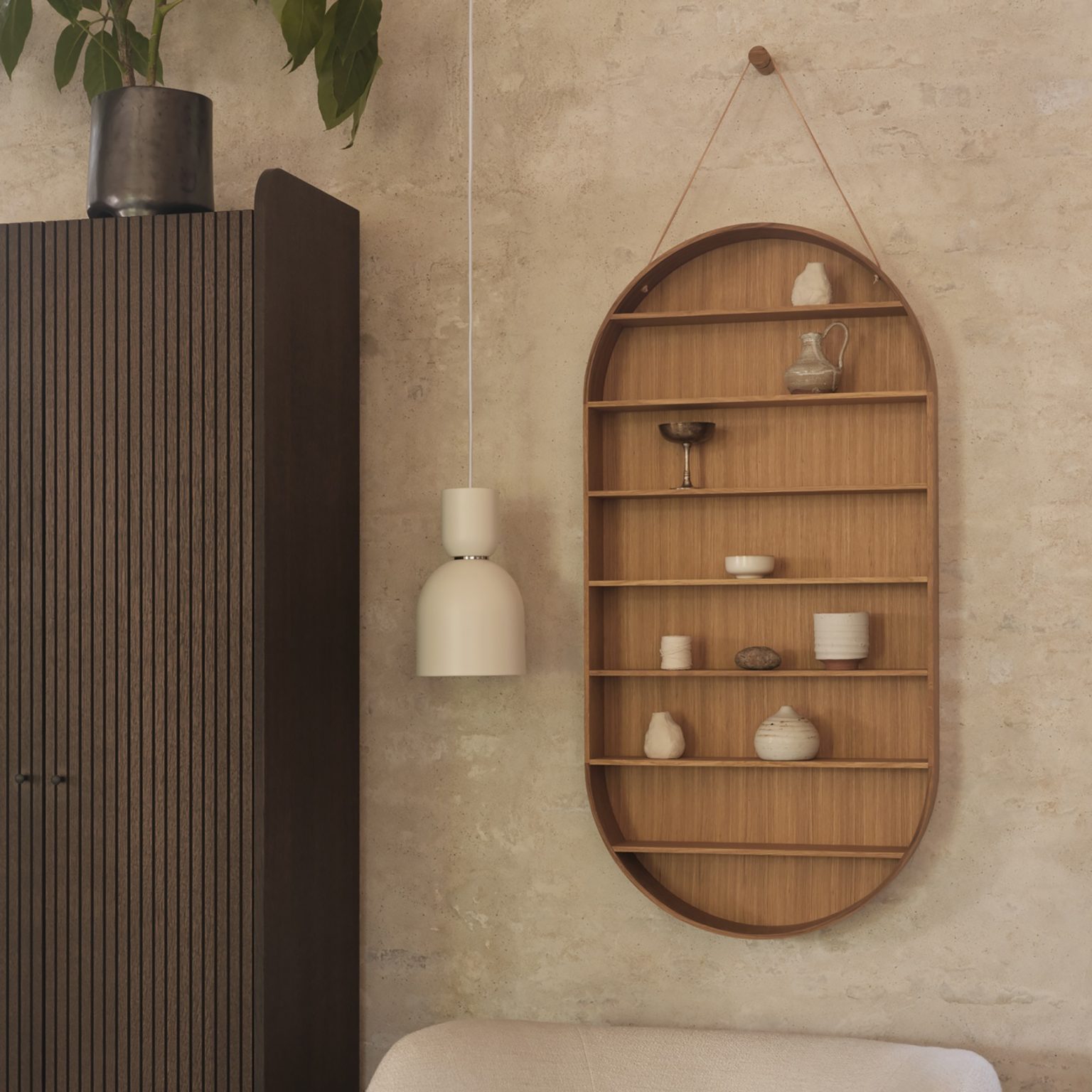 Ferm Living - Oval Dorm Shelf | Gessato Design Store