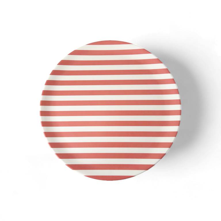 Xenia Taler - Red Stripe Dinner Plate | Gessato Design Store