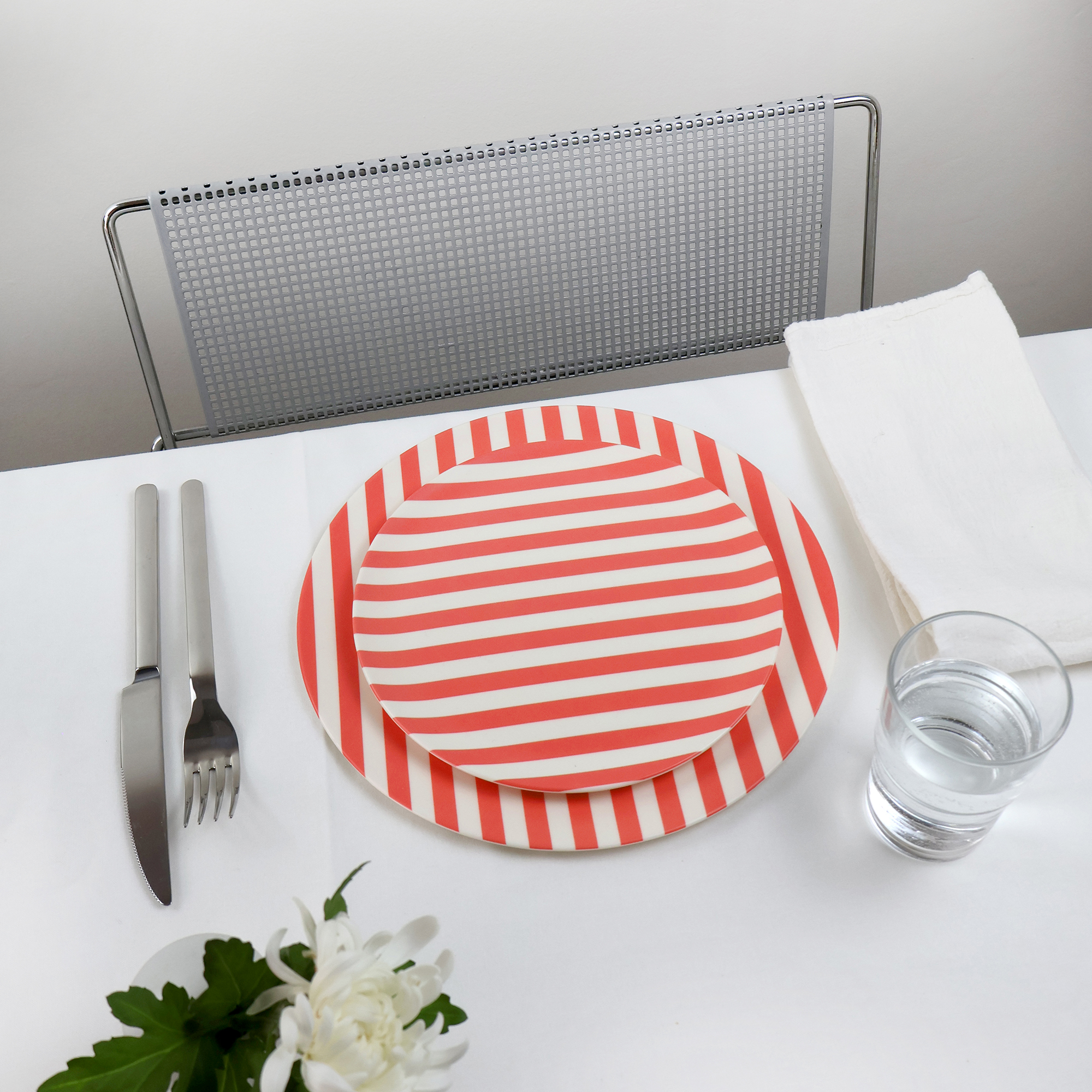 Xenia Taler - Red Stripe Side Plate | Gessato Design Store