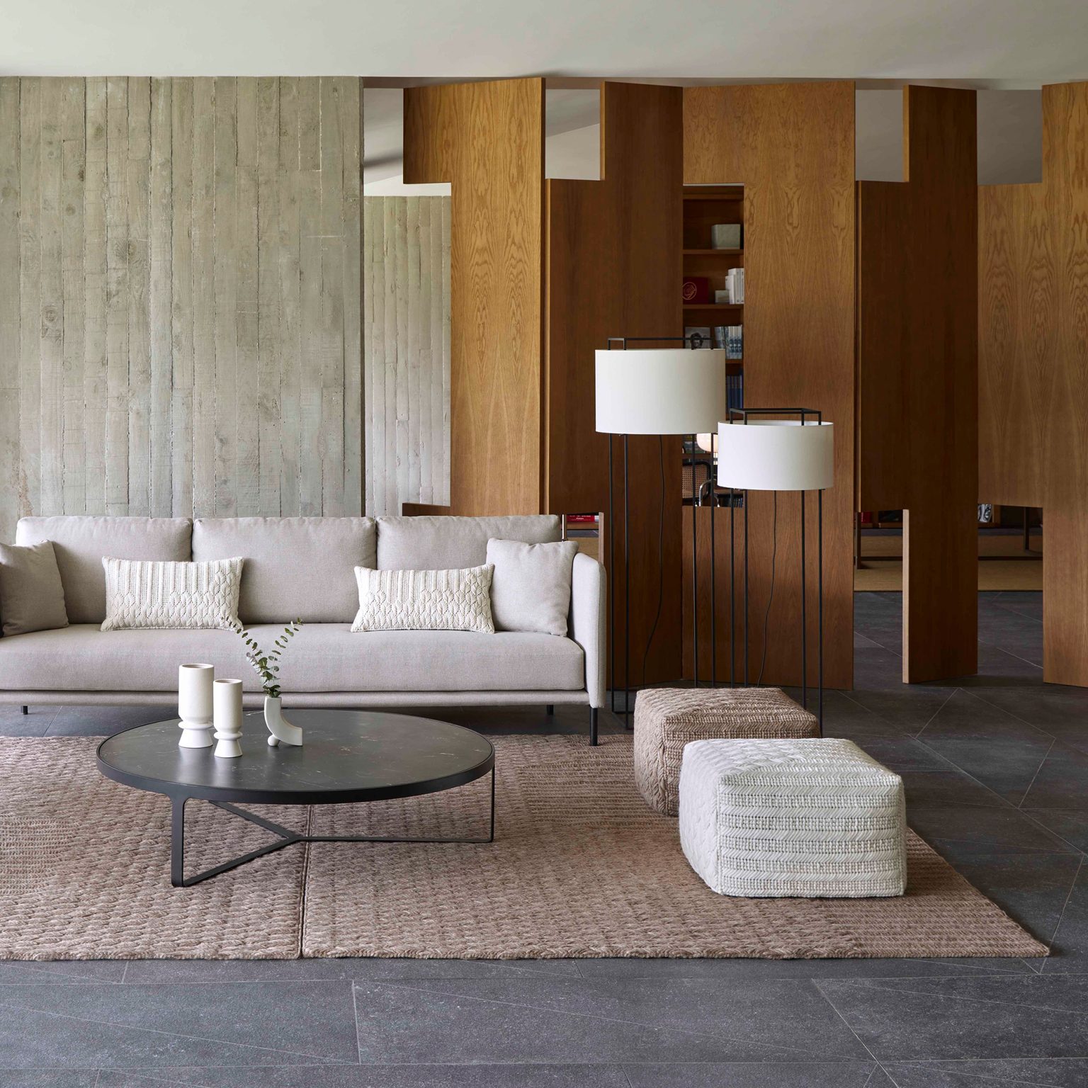 GAN Rugs - Chaddar Pouf | Gessato Design Store