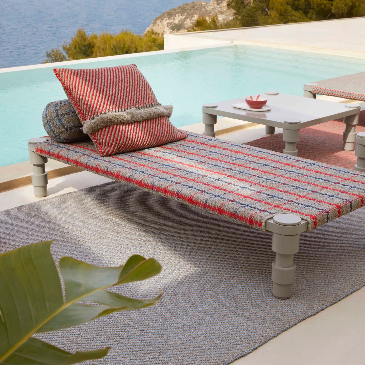 GAN Rugs - Garden Layers Big Outdoor Cushion Diagonal | Gessato Design ...