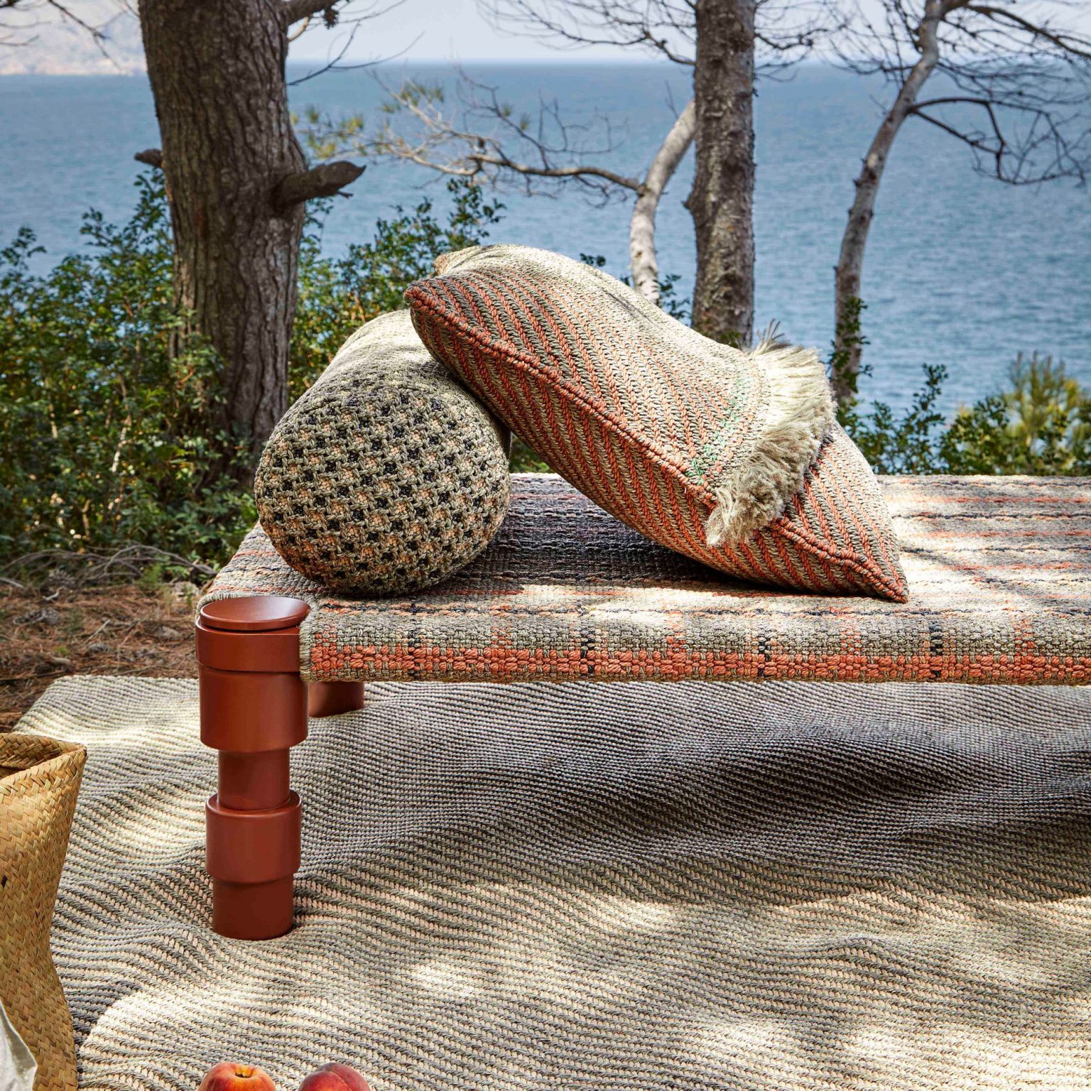 GAN Rugs - Garden Layers Big Outdoor Cushion Diagonal | Gessato Design ...
