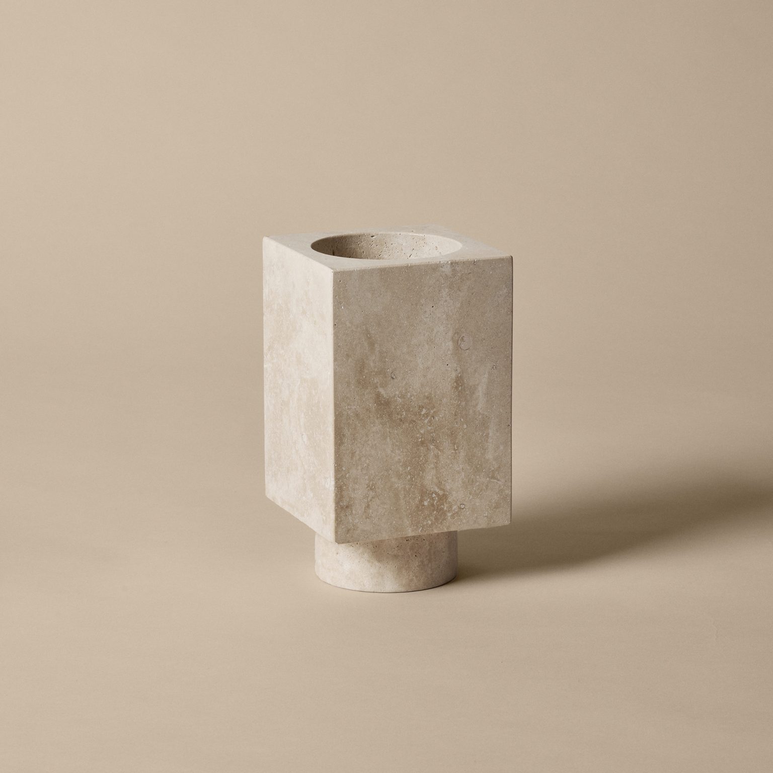 Ferm Living - Hew Travertine Vase | Gessato Design Store
