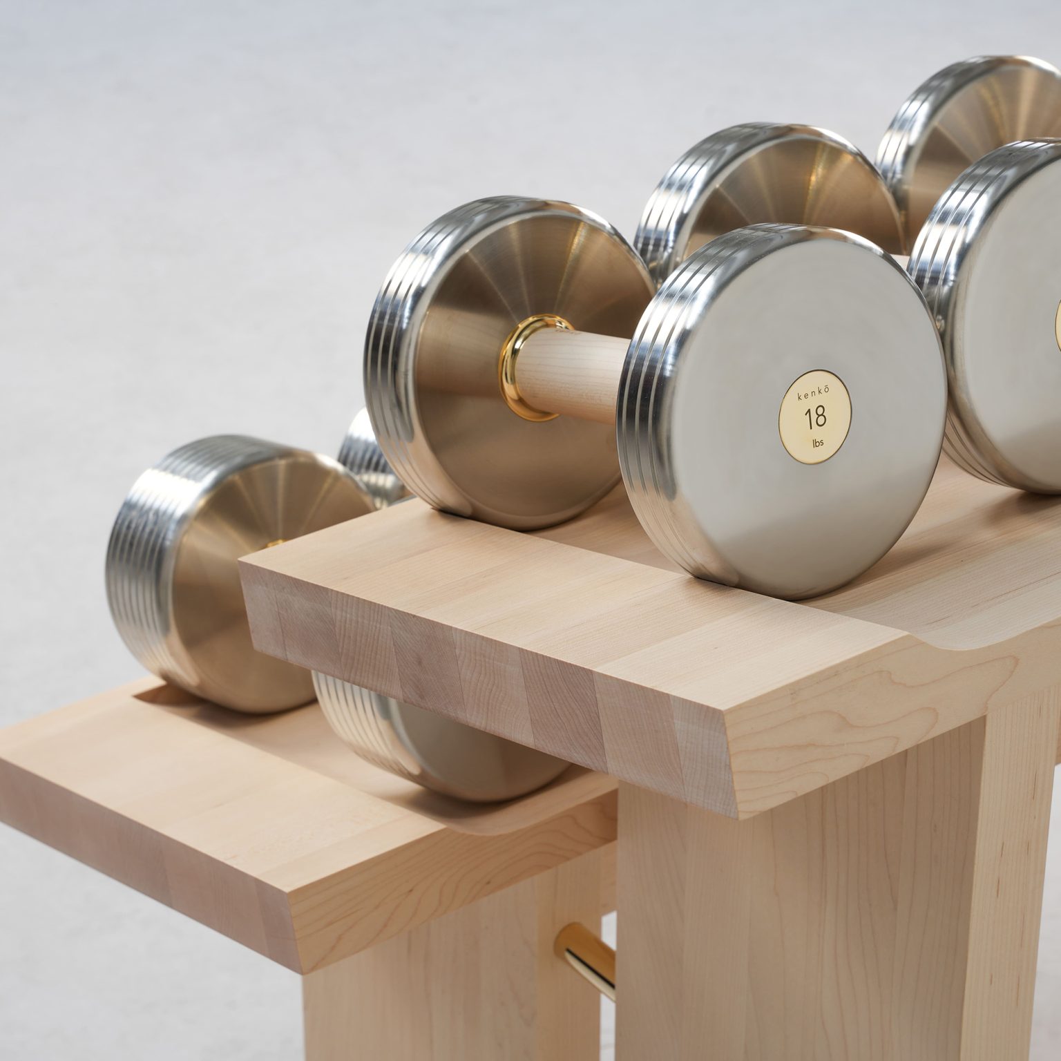 Kenko - Dumbbells Maple | Gessato Design Store
