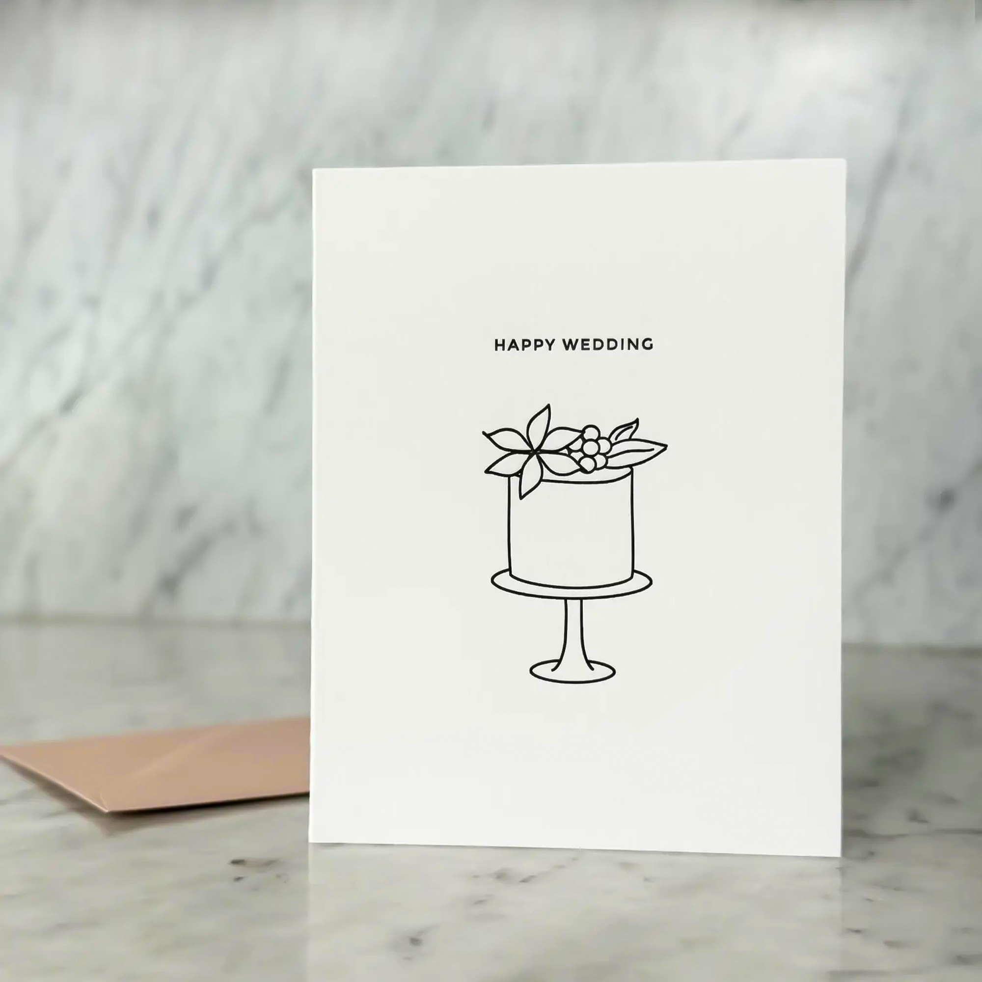 missive - Linework Wedding Card | Gessato Design Store