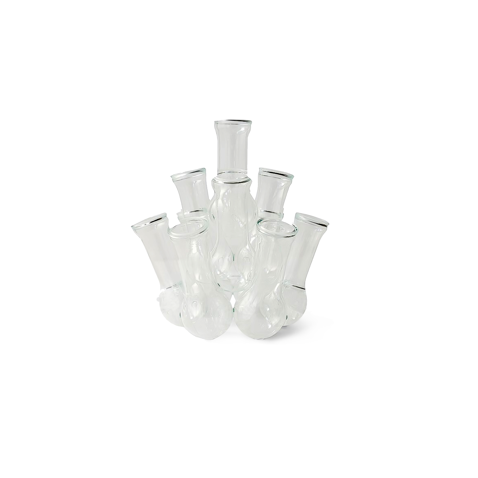 Amabro - Multi Hole Flower Vase, Clear | Gessato Design Store
